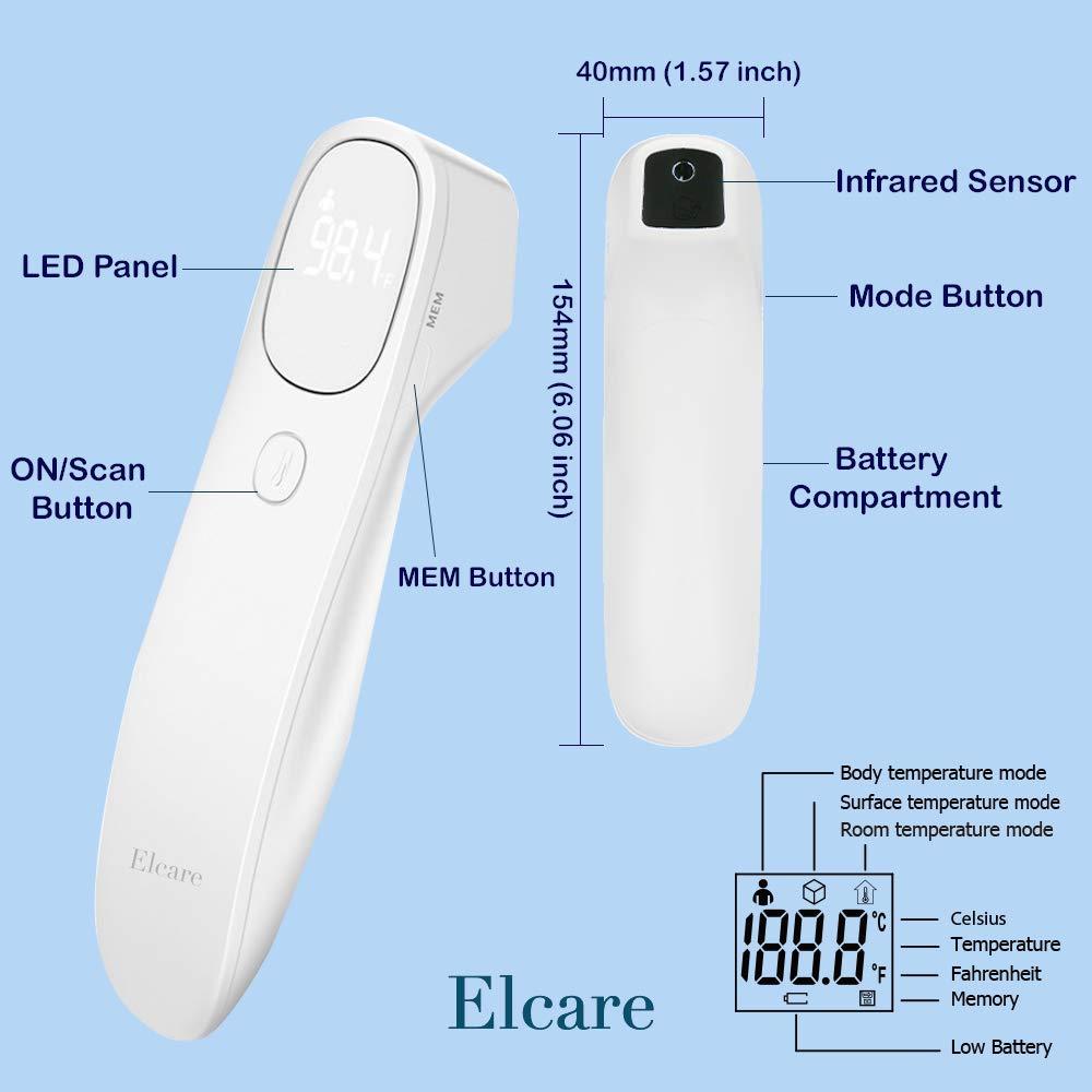 Medical No Touch Infrared Thermometer for All Ages - Updated Hospital ...