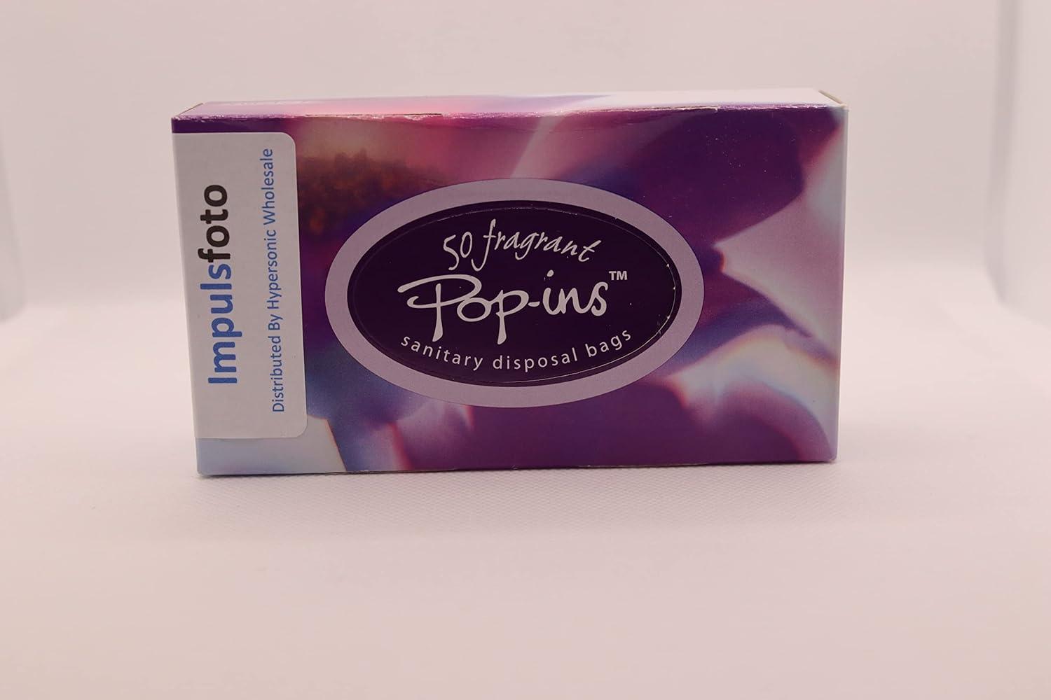 Pop-ins Sanpro Disposal Bags 50's X 3 Lilac - Convenient and Hygienic ...