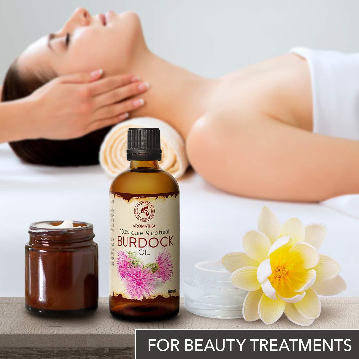 Burdock Root Oil 3.4 FL Oz - 100% Pure Arctium Lappa Root for Hair ...