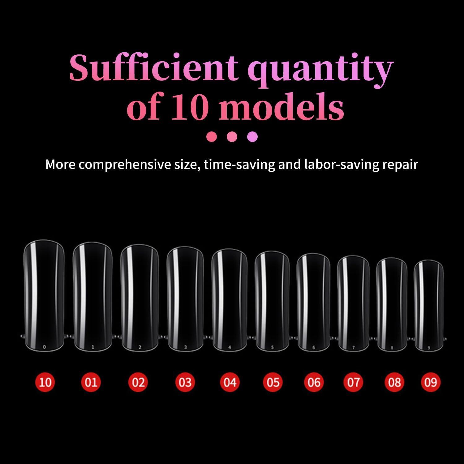 False Nails Nail Tips Fake Nails with Glue Kiss False Nail Extensions ...