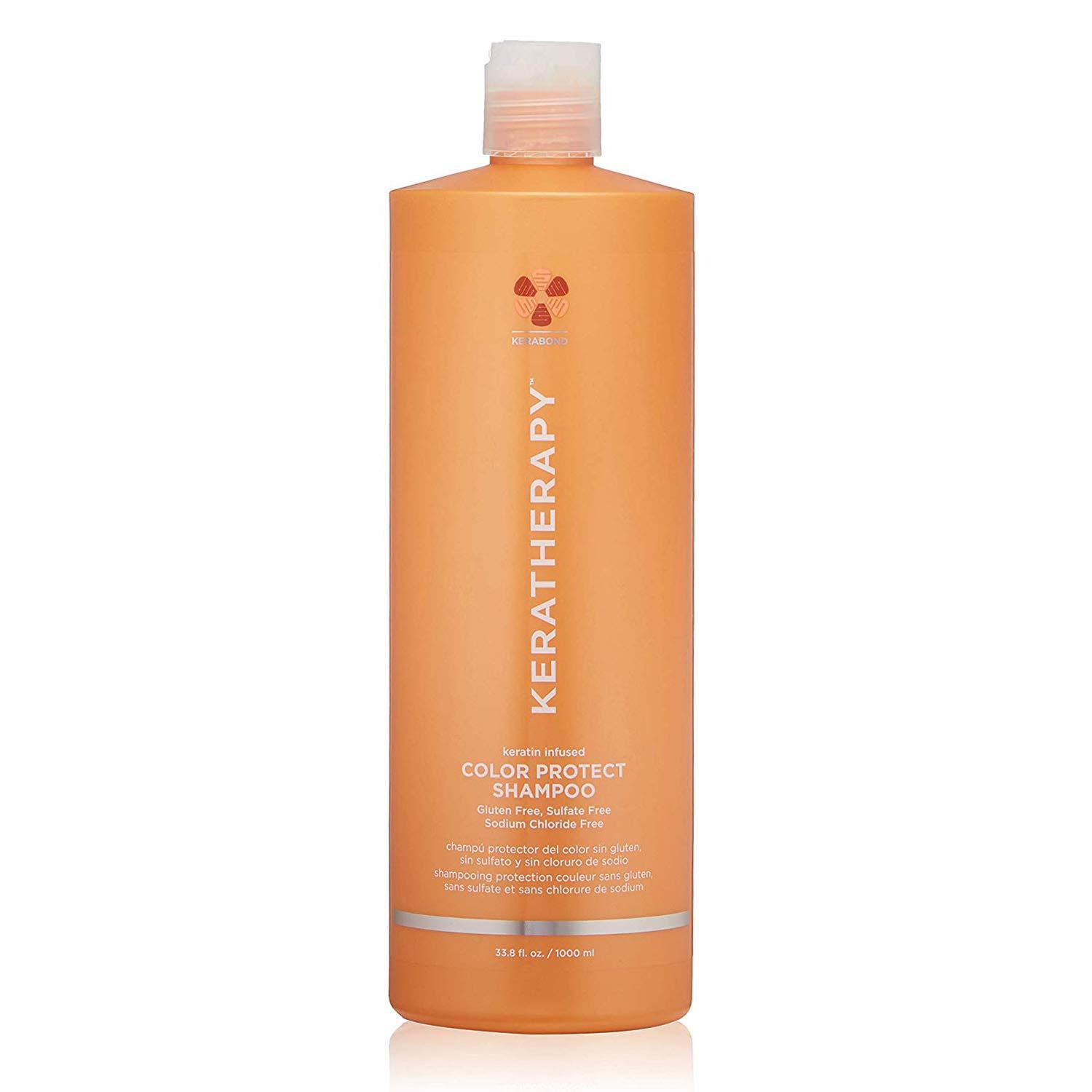 KERATHERAPY Keratin Infused Color Protect Shampoo 33.8 fl. oz. - Gluten ...