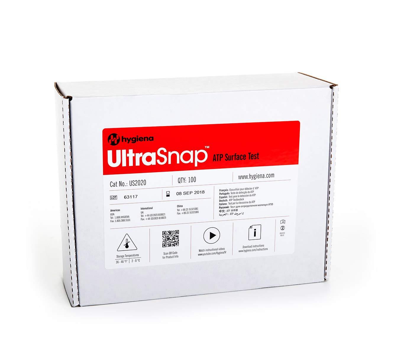 Hygiena Ultrasnap Surface ATP Test Devices - 100 Pack | Bio Shield Tech ...