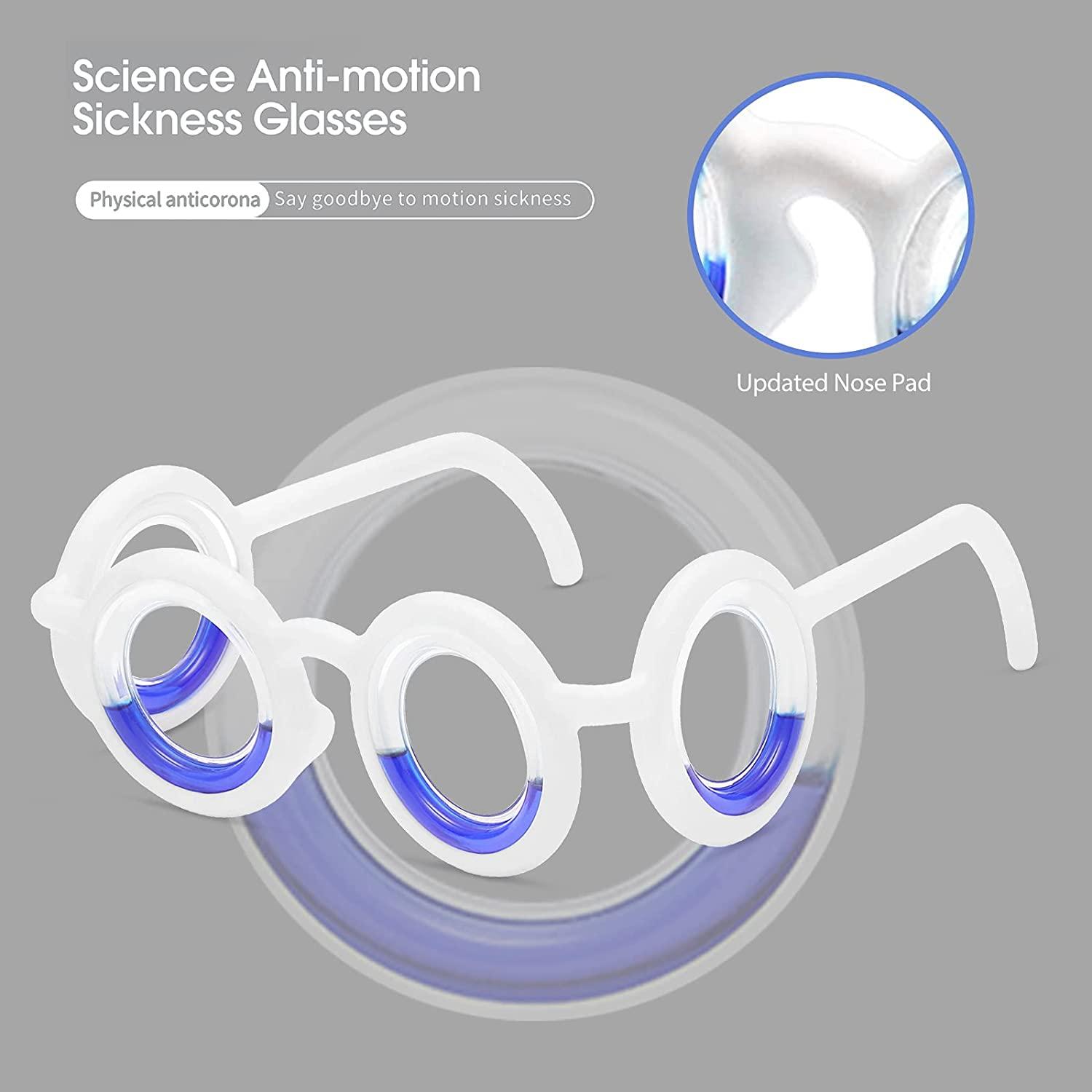 Hion Anti-Motion Sickness Smart Glasses - Portable Nausea Relief for ...