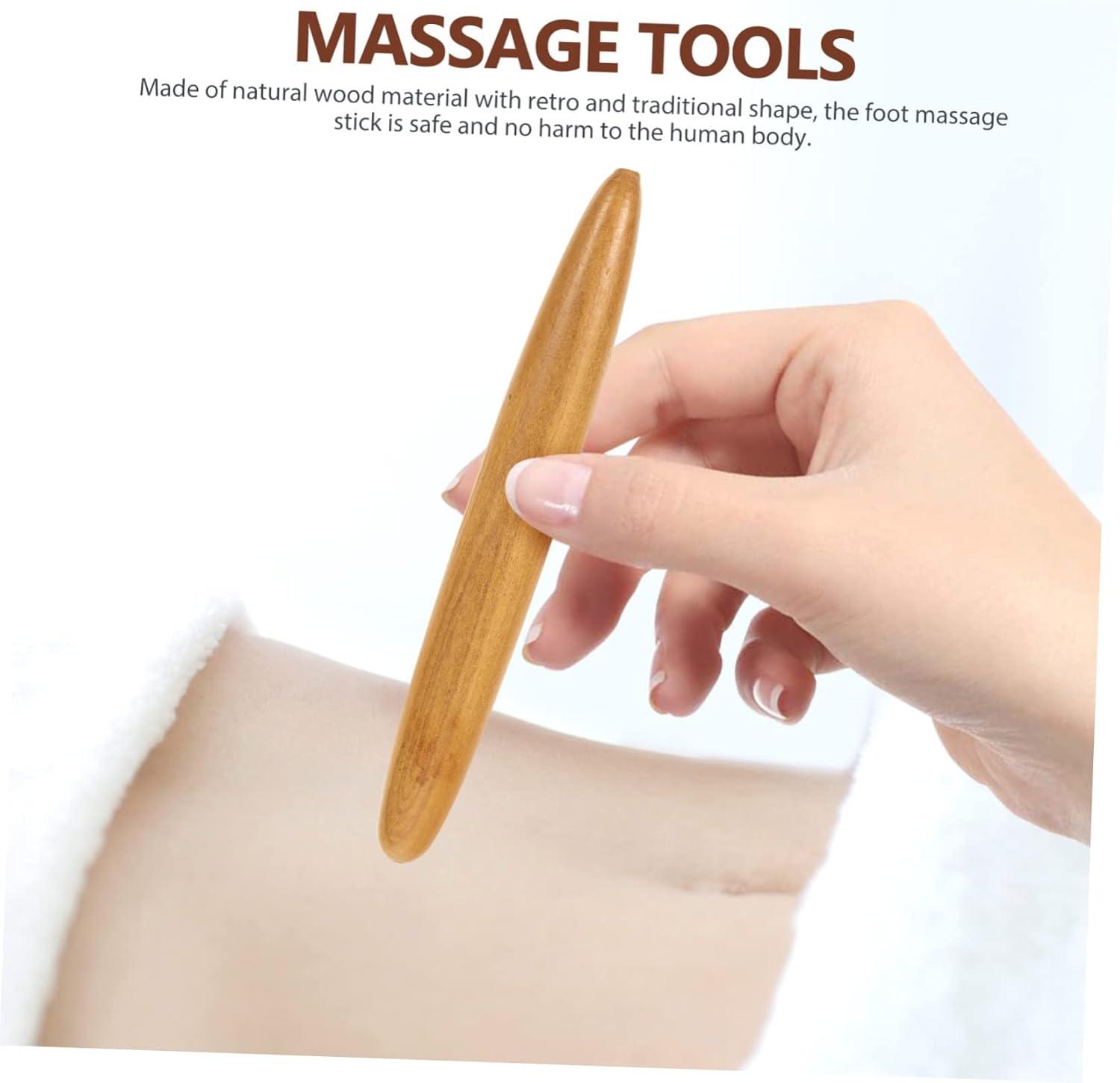 Acupressure Stick - Wood Thai Reflex Tool | Mini Multi-Purpose Trigger ...