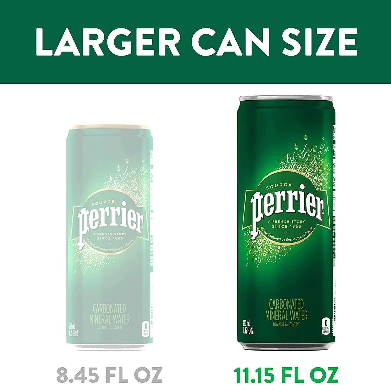 Perrier Flavored Carbonated Mineral Water Variety Pack - 11.15 Fl oz ...