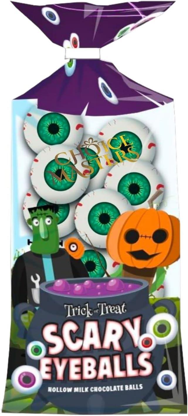 Spooky Halloween Chocolate Eyeballs Mix - 300g Foil Wrapped ...