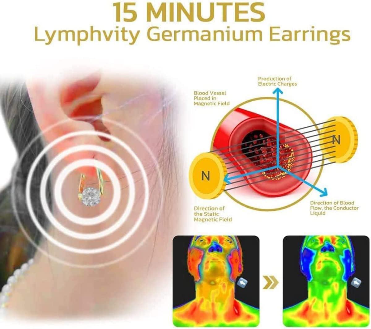 MBELLO LYMPHVITY Magnetic Therapy Earrings for Lymphatic Drainage ...