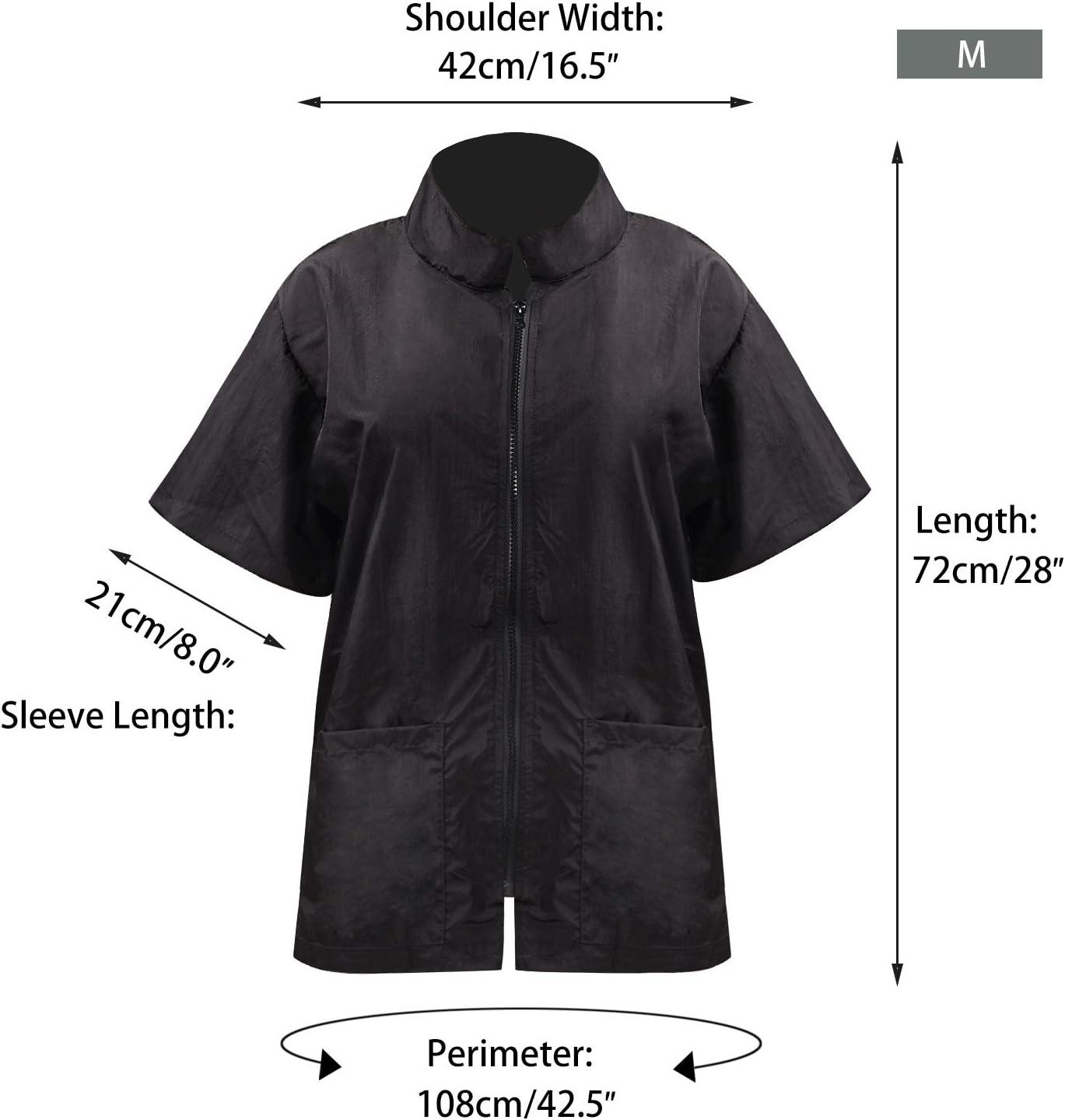 Noverlife Pet Groomer Jacket with Full Zipper, M Size, Pet Showering ...