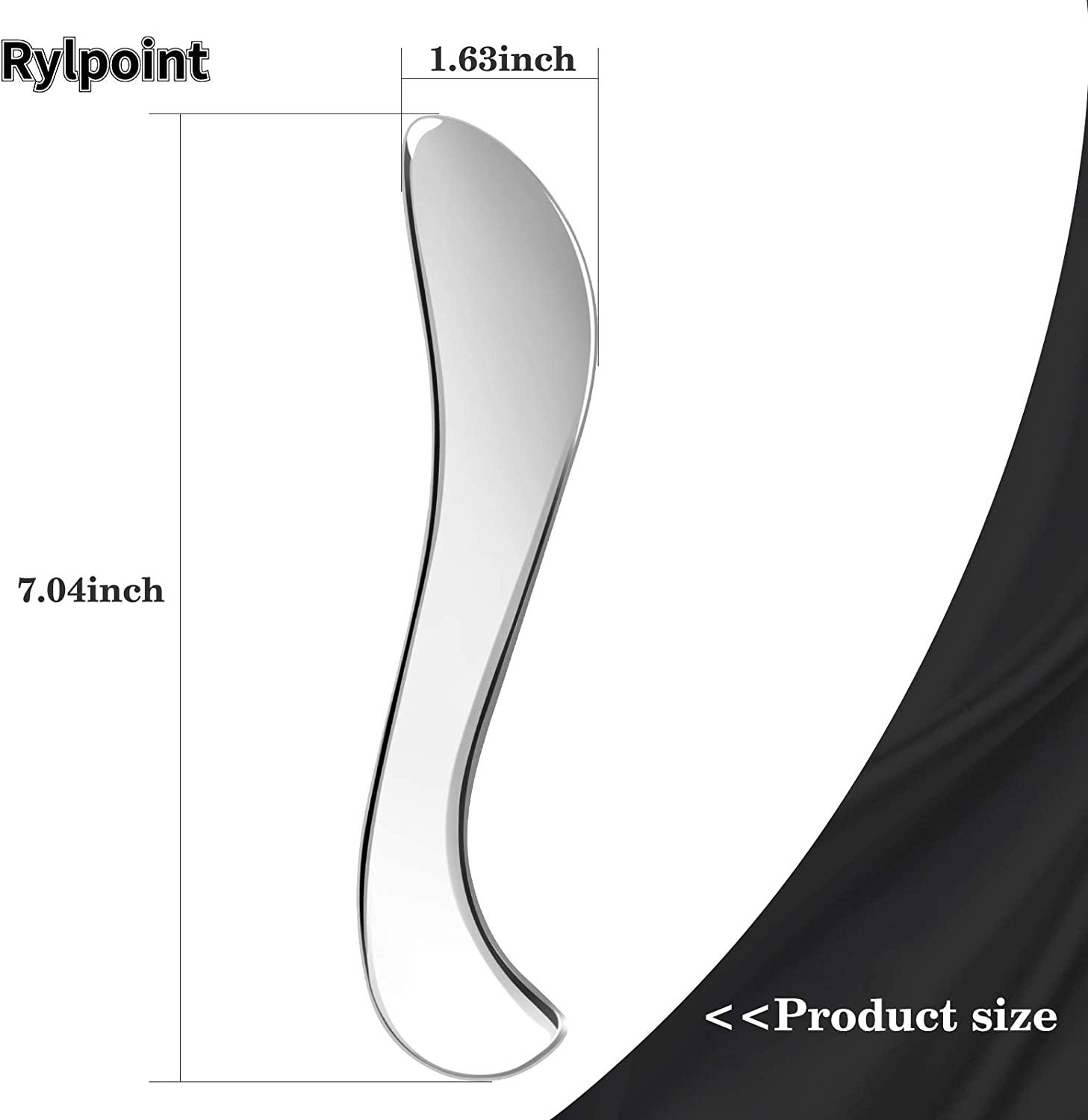 Rylpoint Stainless Steel Guasha Massage Tool for Soft Tissue Scraping ...