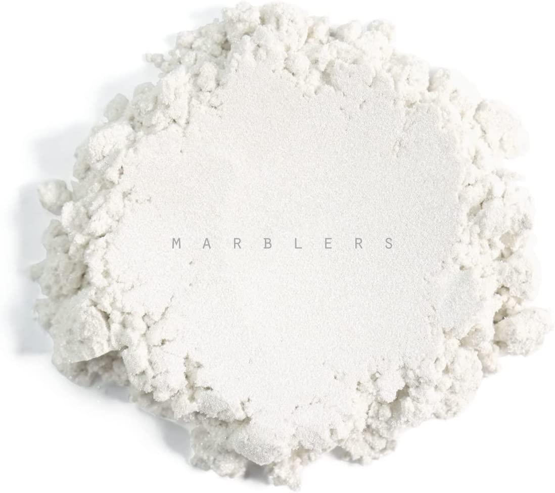 MARBLERS Cosmetic Grade Natural Mica Powder Cream White 3oz (85g ...