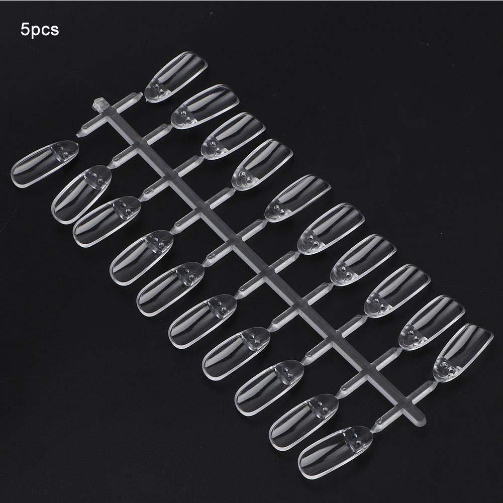 5-Piece Nail Practice Display Board - Portable Transparent DIY Art ...
