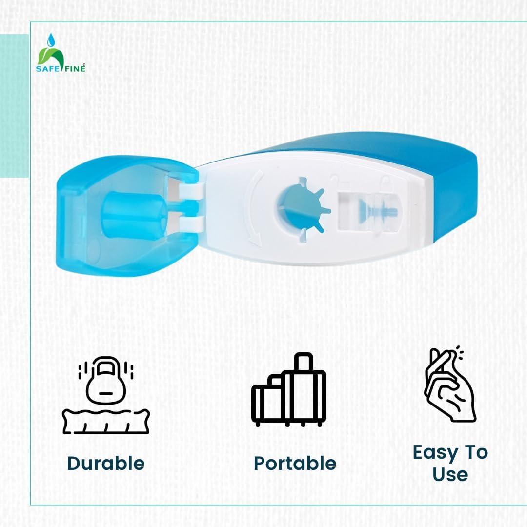 Safefine Portable Travel Sharps Container - Safe Disposal Container for ...