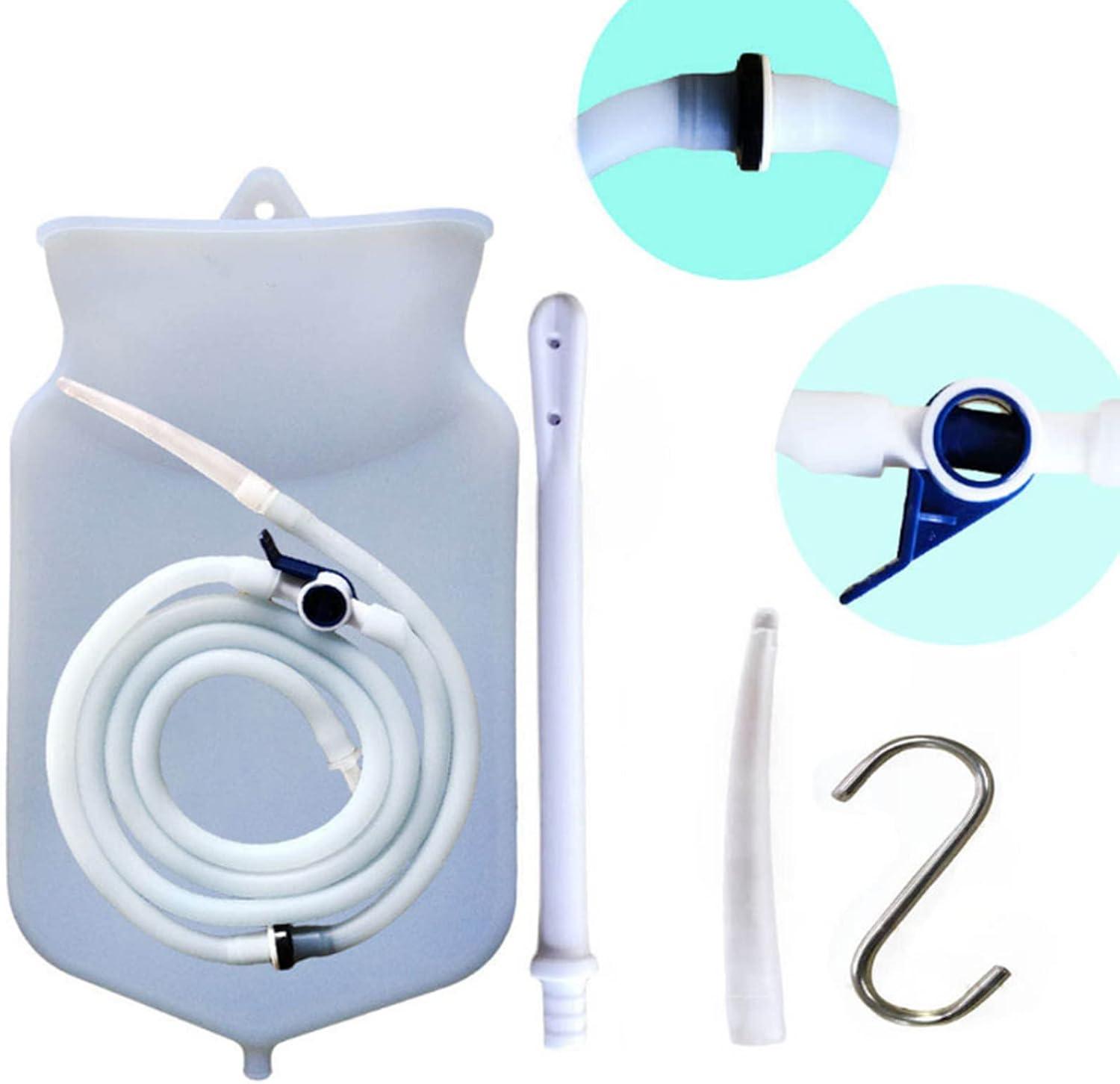 Mrisata Enema Kit - Silicone Inlet Bag for Intestinal Cleaning | Easy ...