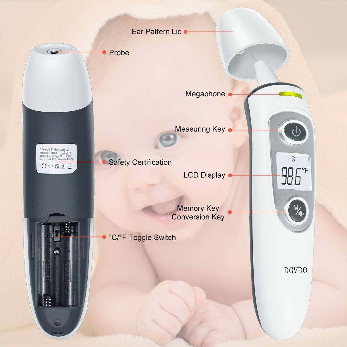Non-Contact Infrared Thermometer | Touchless Digital Forehead ...