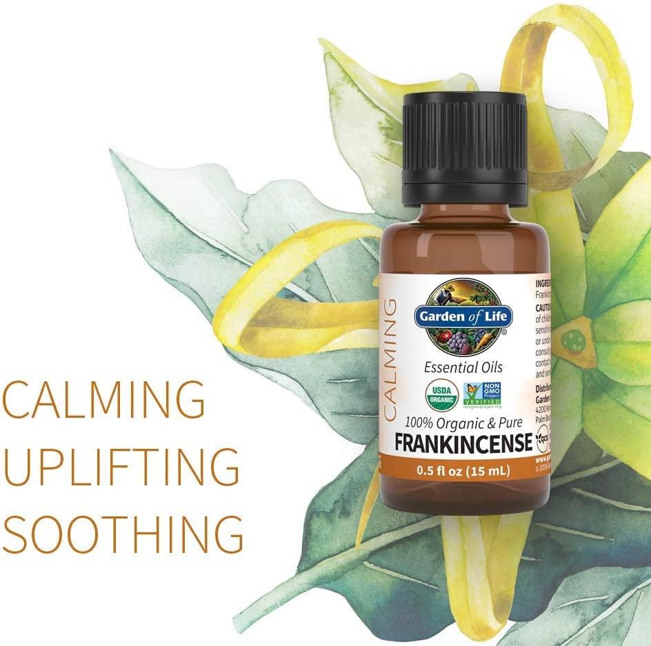 Garden of Life Frankincense Essential Oil 0.5 fl oz - USDA Organic ...
