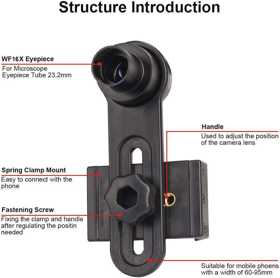 Celticbird Microscope Smartphone Camera Adapter | Built-in WF 16X ...