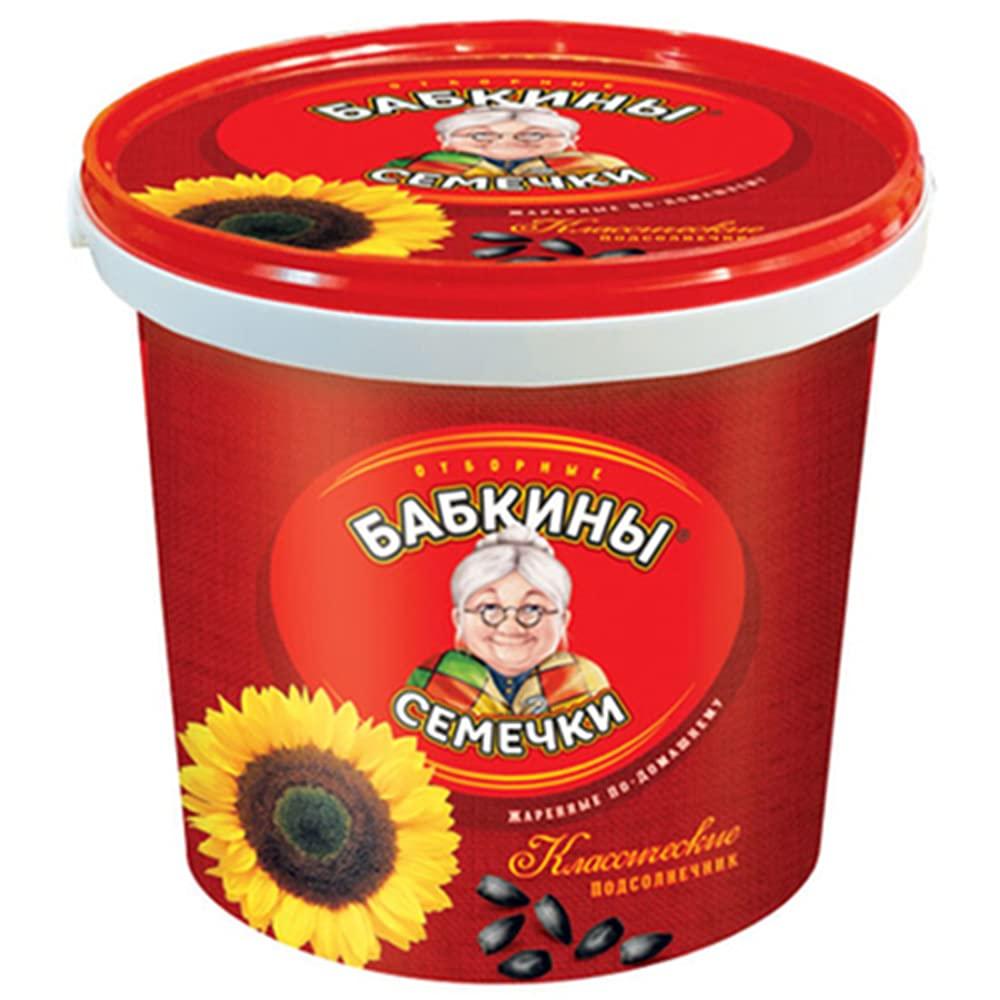 Buy Babkiny Roasted & Unsalted Sunflower Seeds 6 Buckets (6 x 400g ...
