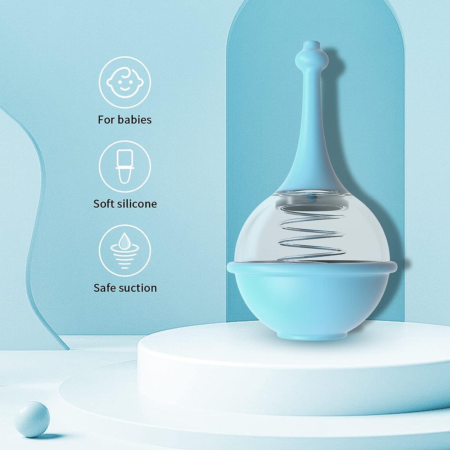 Baby Nasal Aspirator Cleanable & Reusable Booger Sucker for Newborns ...