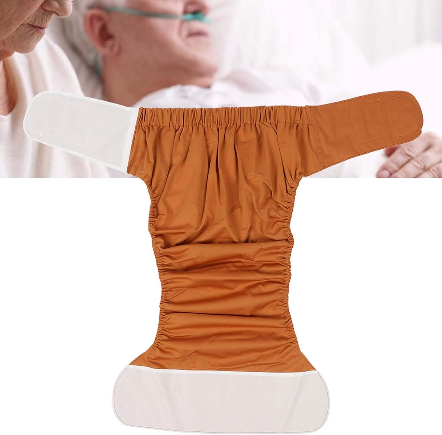 Adult Pocket Nappy Reusable Cloth Diaper - Brown | Elderly Incontinence ...