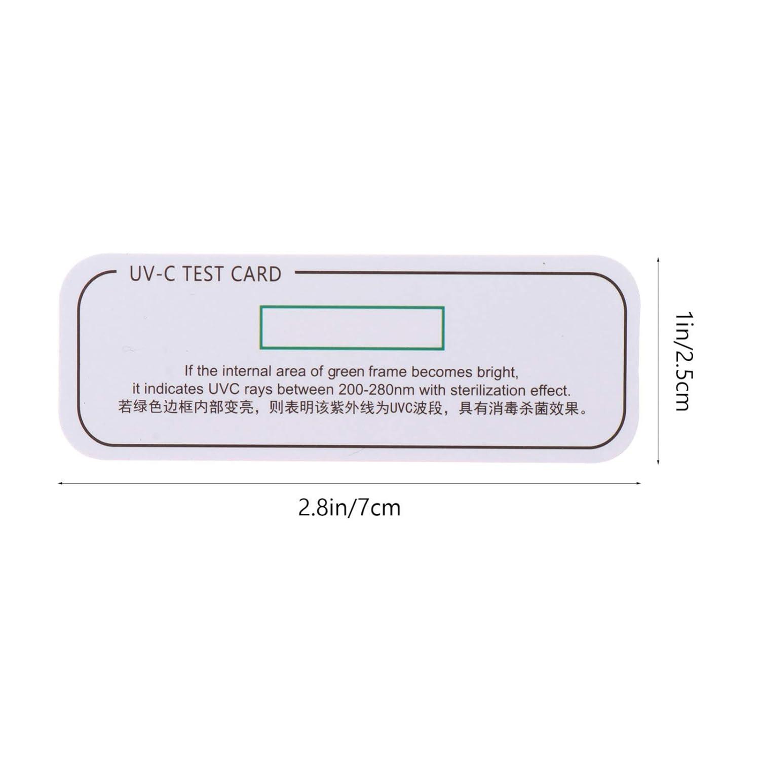 TEHAUX UV Discoloration Detection Cards - 20Pcs | Test Strips for UVA ...