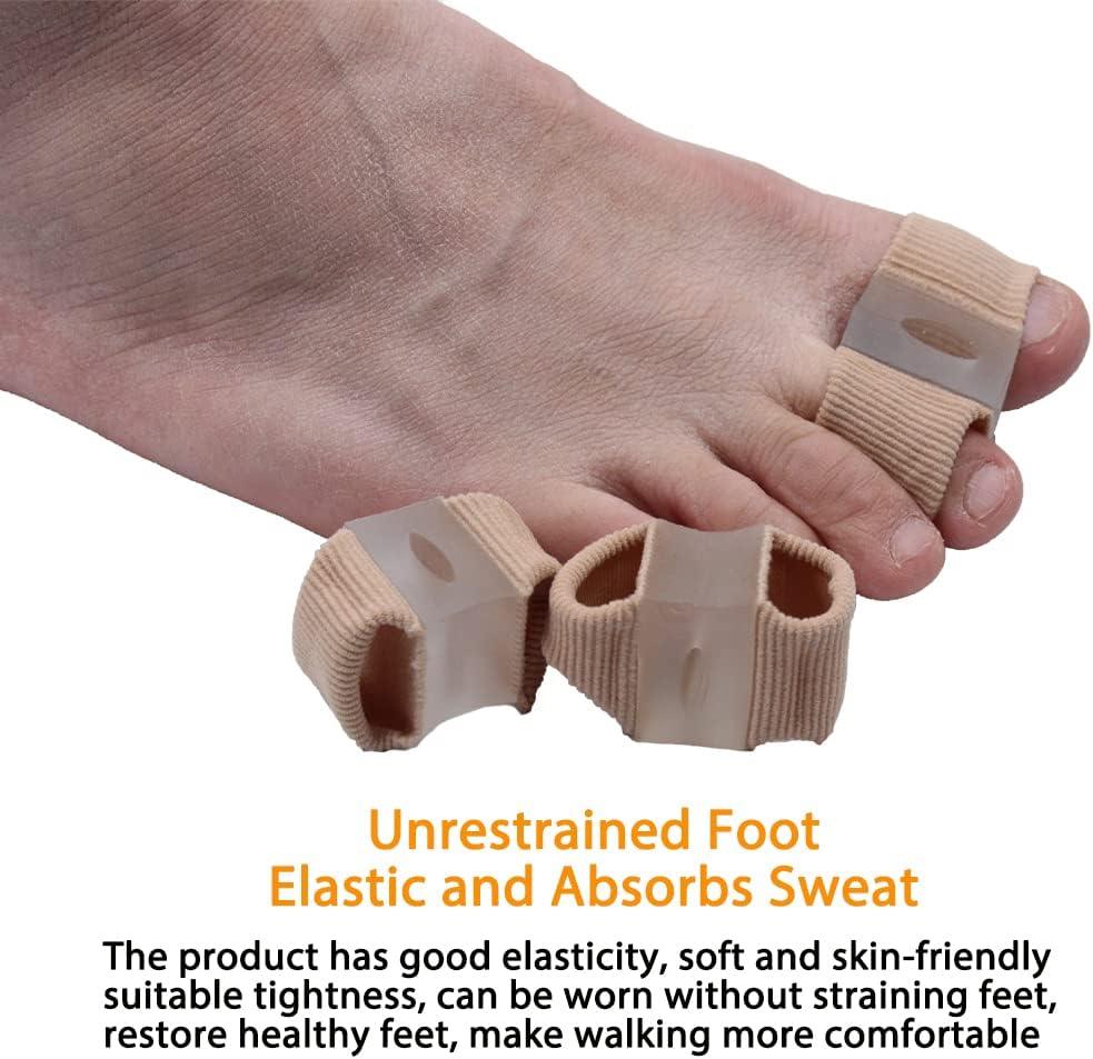 Soft & Skin-Friendly Toe Straightener & Separator for Foot Pain Relief ...
