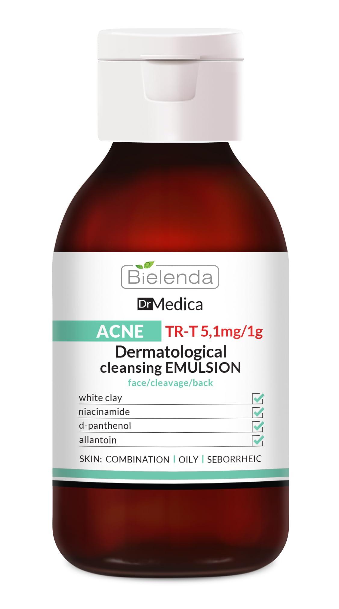 Bielenda Dr Medica Acne - 250 ml Dermatological Cleansing Emulsion for ...
