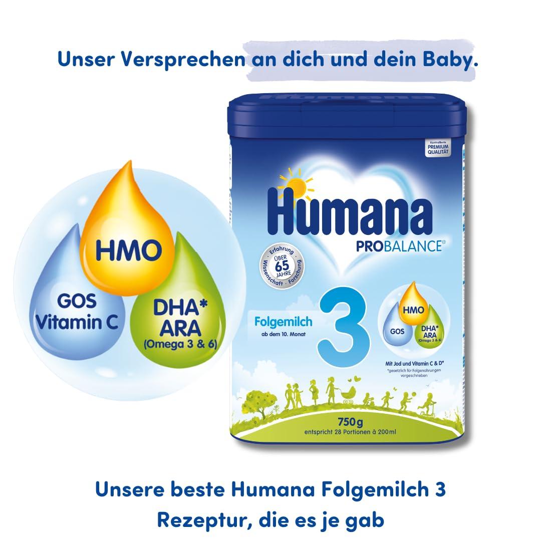 Buy Humana Probalance Follow-Up Milk 3 - Ideal Baby Food for 10+ Months ...