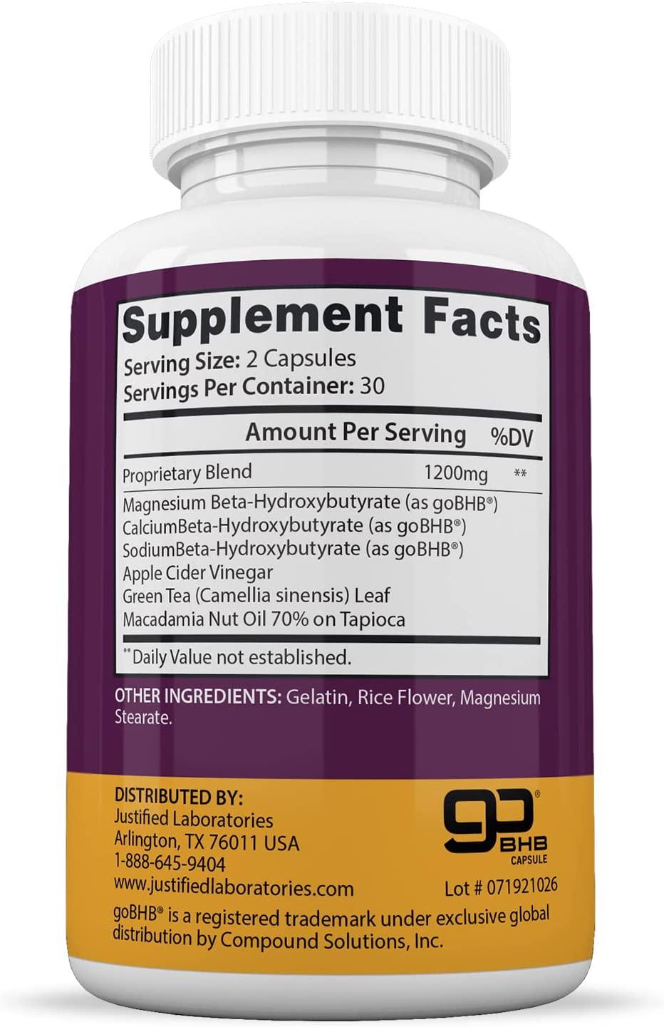 Keto Advantage Keto Burn Max 1200mg With Apple Cider Vinegar And Gobhb