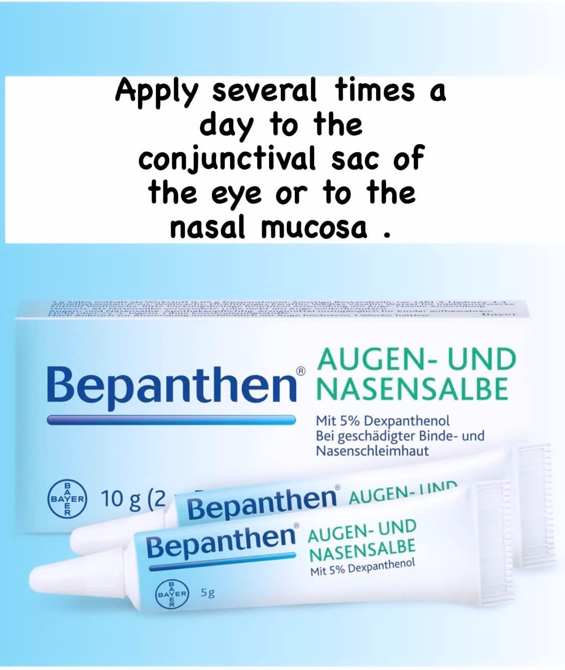 Bepanthen Eye and Nose Ointment - Gentle Healing for Sore Noses and Eye ...
