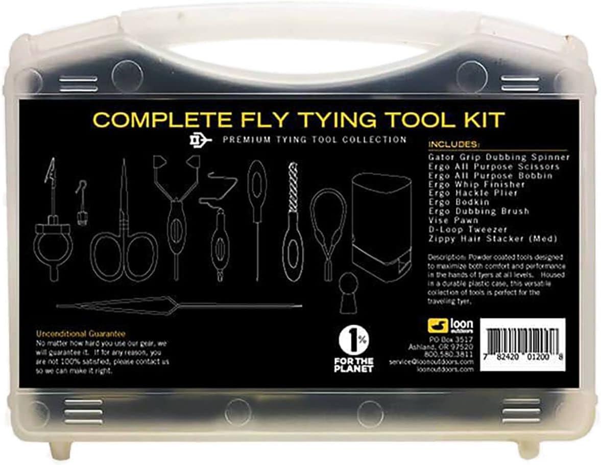 Loon Outdoors Complete Fly Tying Kit - Black | Everything You Need for ...