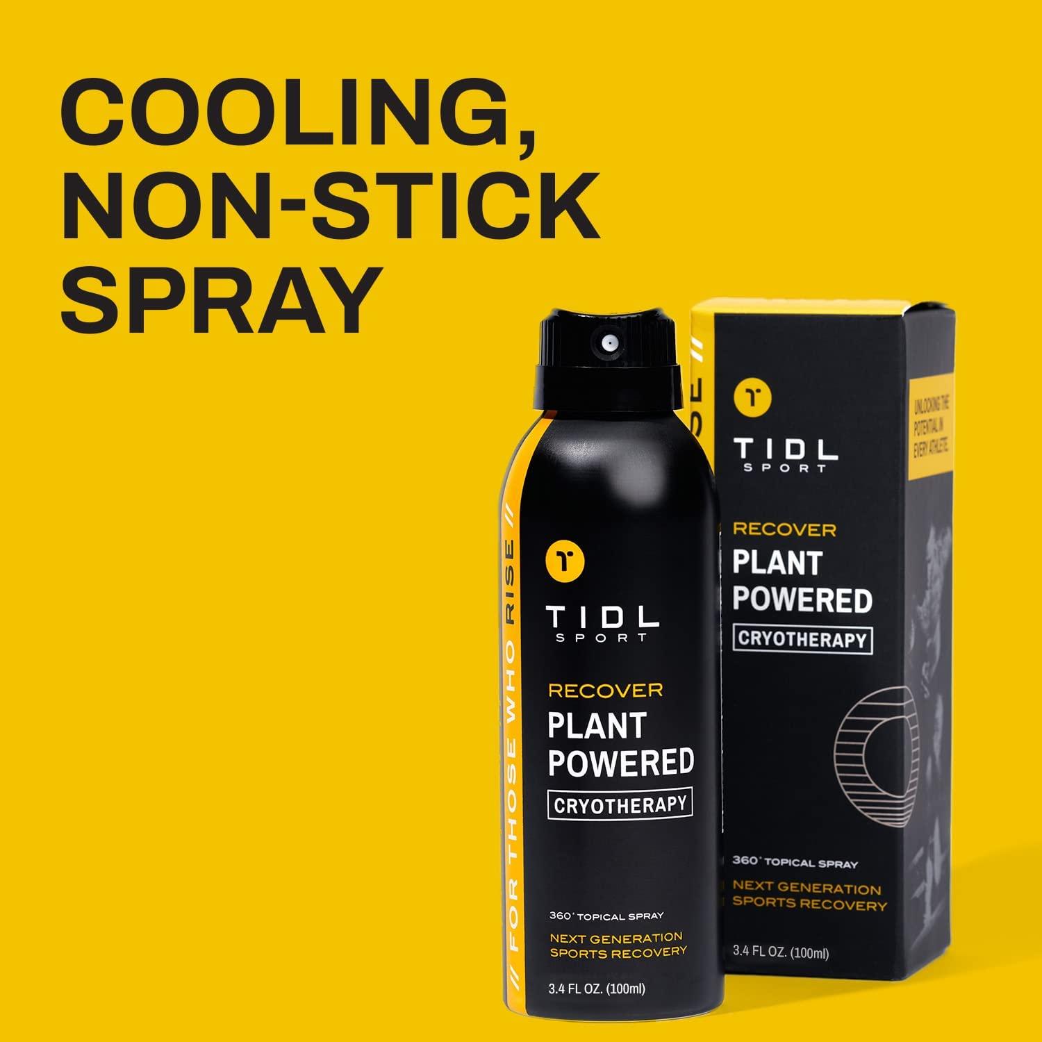 TIDL Plant Powered Cryotherapy Spray 3oz - Instant Cooling Pain Relief ...