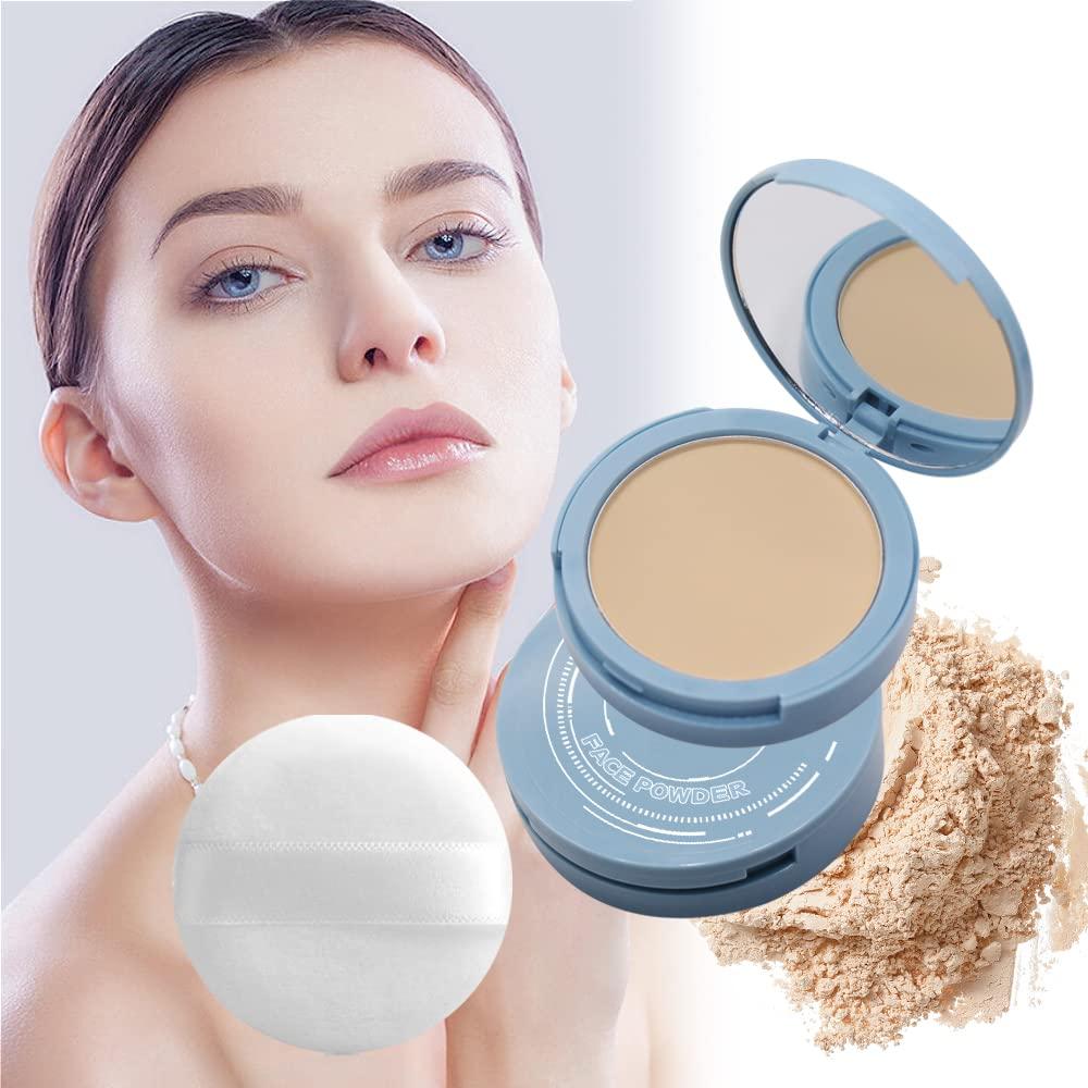 Oil Control Face Pressed Powder - Matte Smooth Waterproof Setting ...
