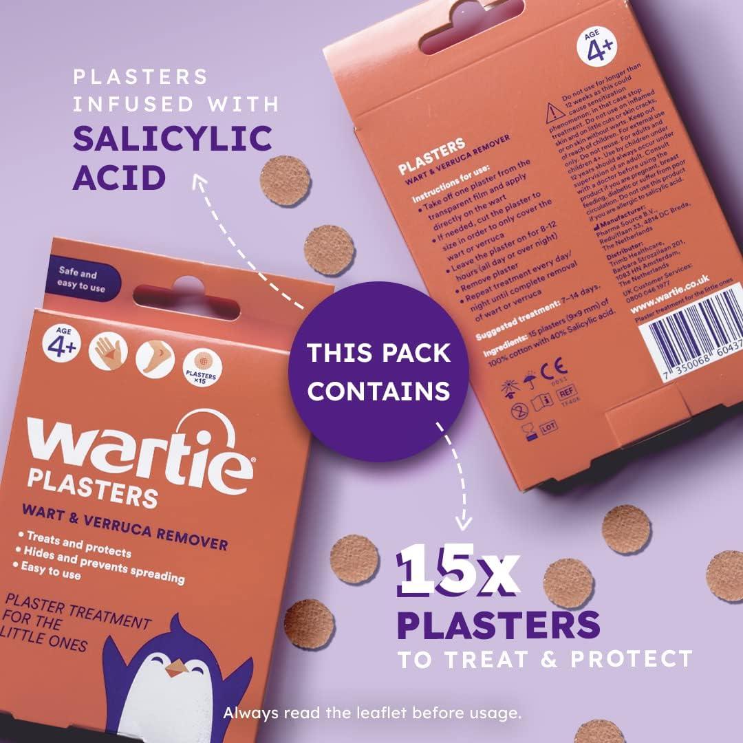 Wartie Plasters - Verruca & Wart Remover - Protect Treat and Prevent ...