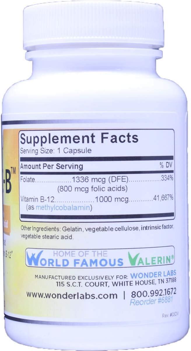 Intrinsic Factor with Folic Acid and Vitamin B-12 1000mcg - 120 ...