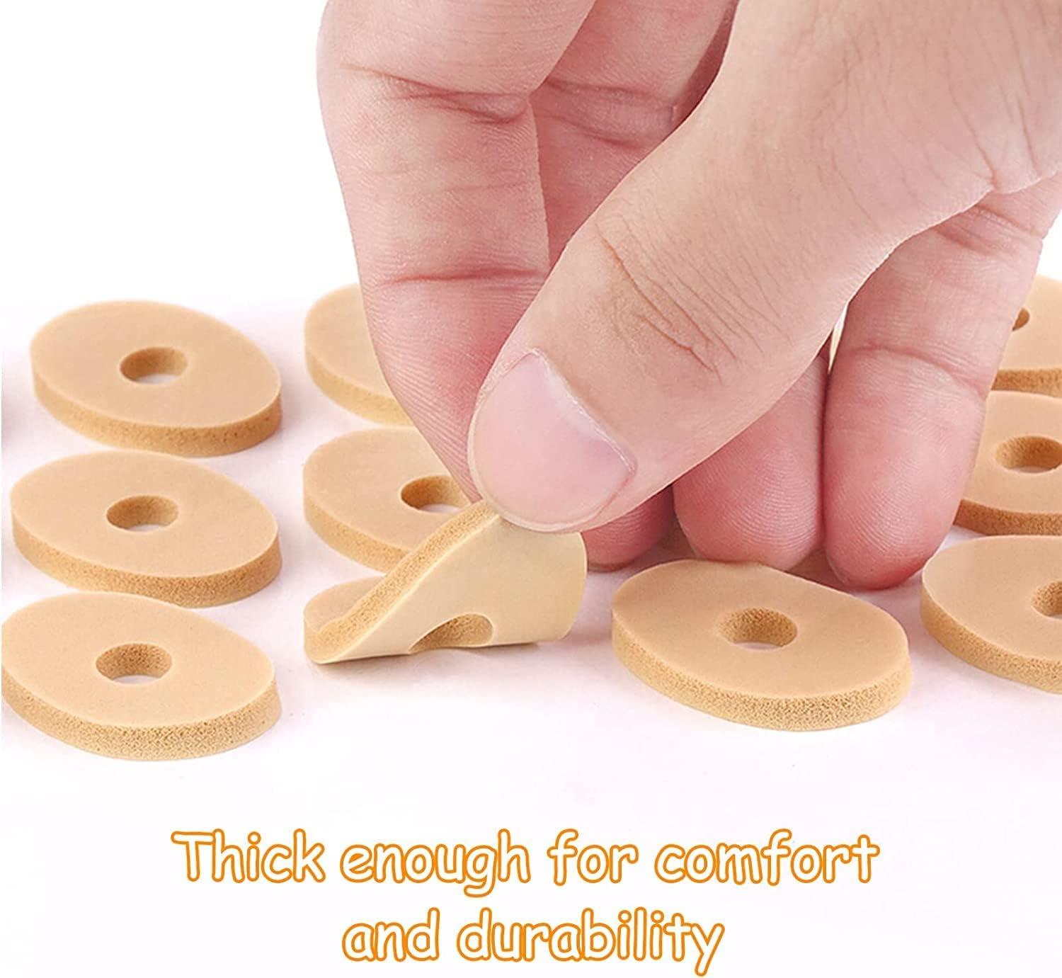 MYMULIKE 60 Pcs Corn Cushions 4 Models Soft Latex Foam Self Adhesive ...