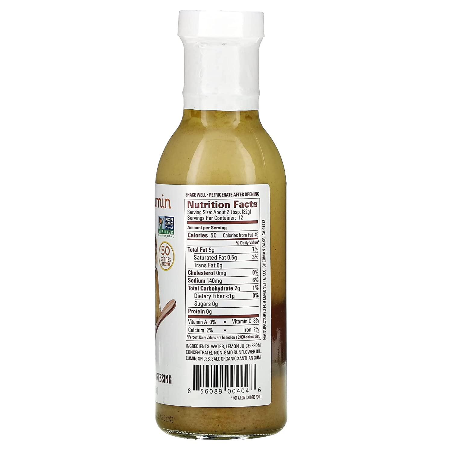Lemonette Gourmet Lemon Dressing - Zesty Cumin 12 fl oz | Zesty Flavor ...