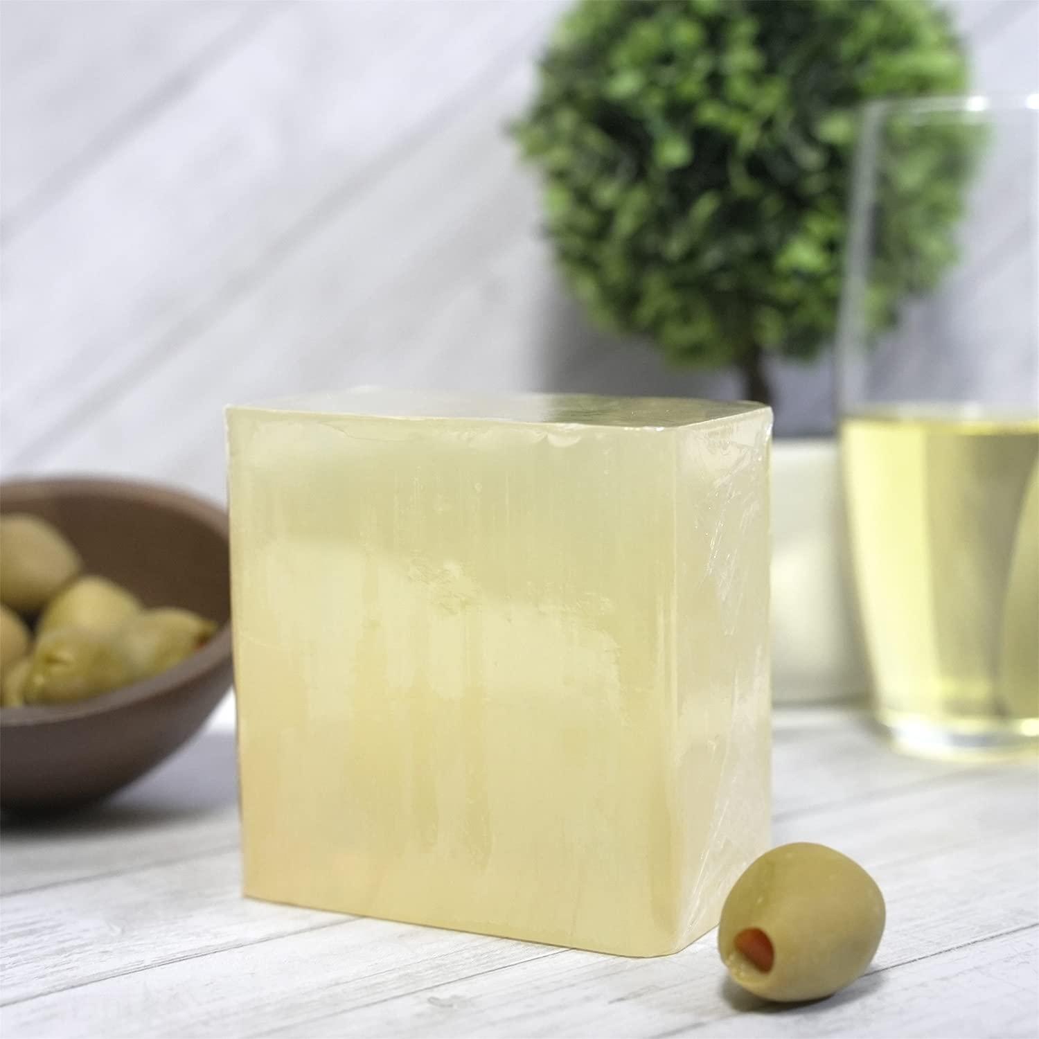 Buy Natural Olive Oil Melt and Pour Soap Base - 2lb Cosmetic Grade for ...