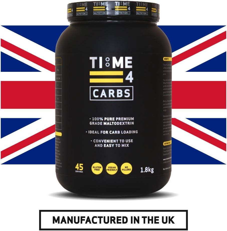 Time 4 Carbs 1.8kg Maltodextrin Powder - High Calorie Vegan ...