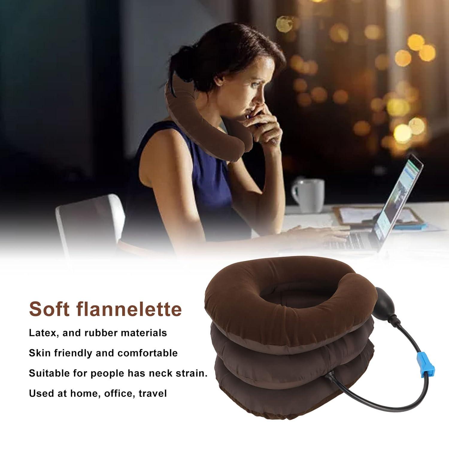 Buy Neck Decompression Collar - Inflatable Cervical Traction Device for ...