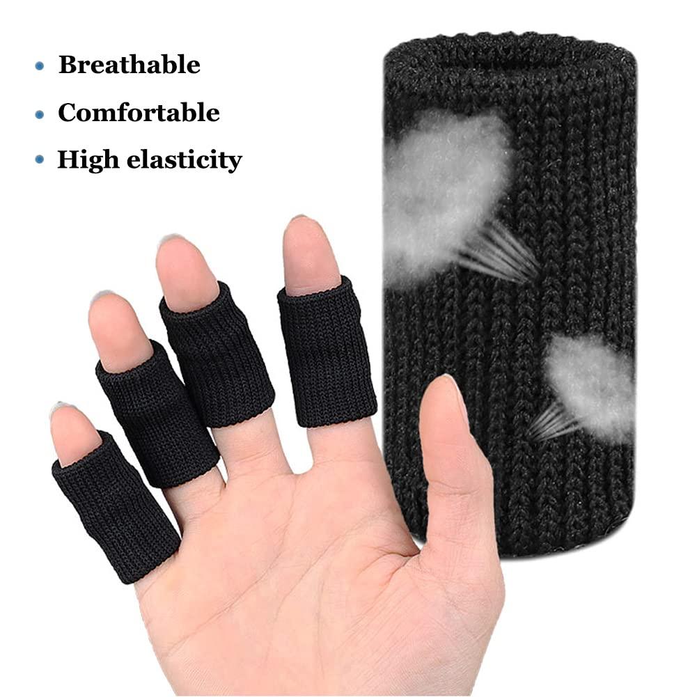 Finger Arthritis Sleeves (30Pcs) - Elastic Thumb Splint Brace for Joint ...