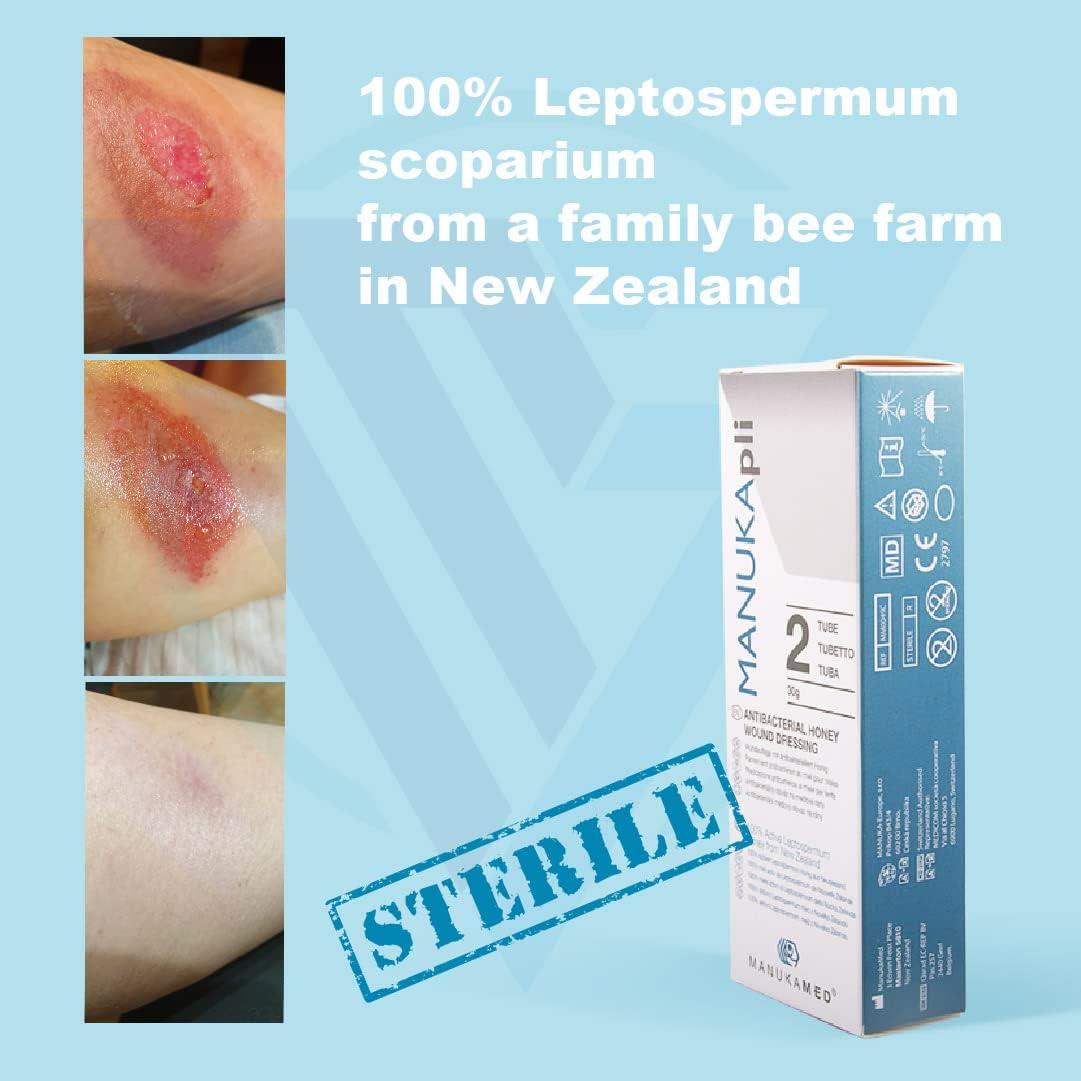 ManukaMed MANUKApli Sterile Wound Dressing 100% Bioactive MGO 560 ...