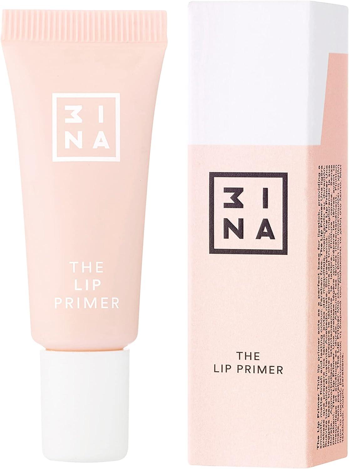 3INA Vegan Lip Primer in Beige - Long Lasting Formula for Lipstick ...