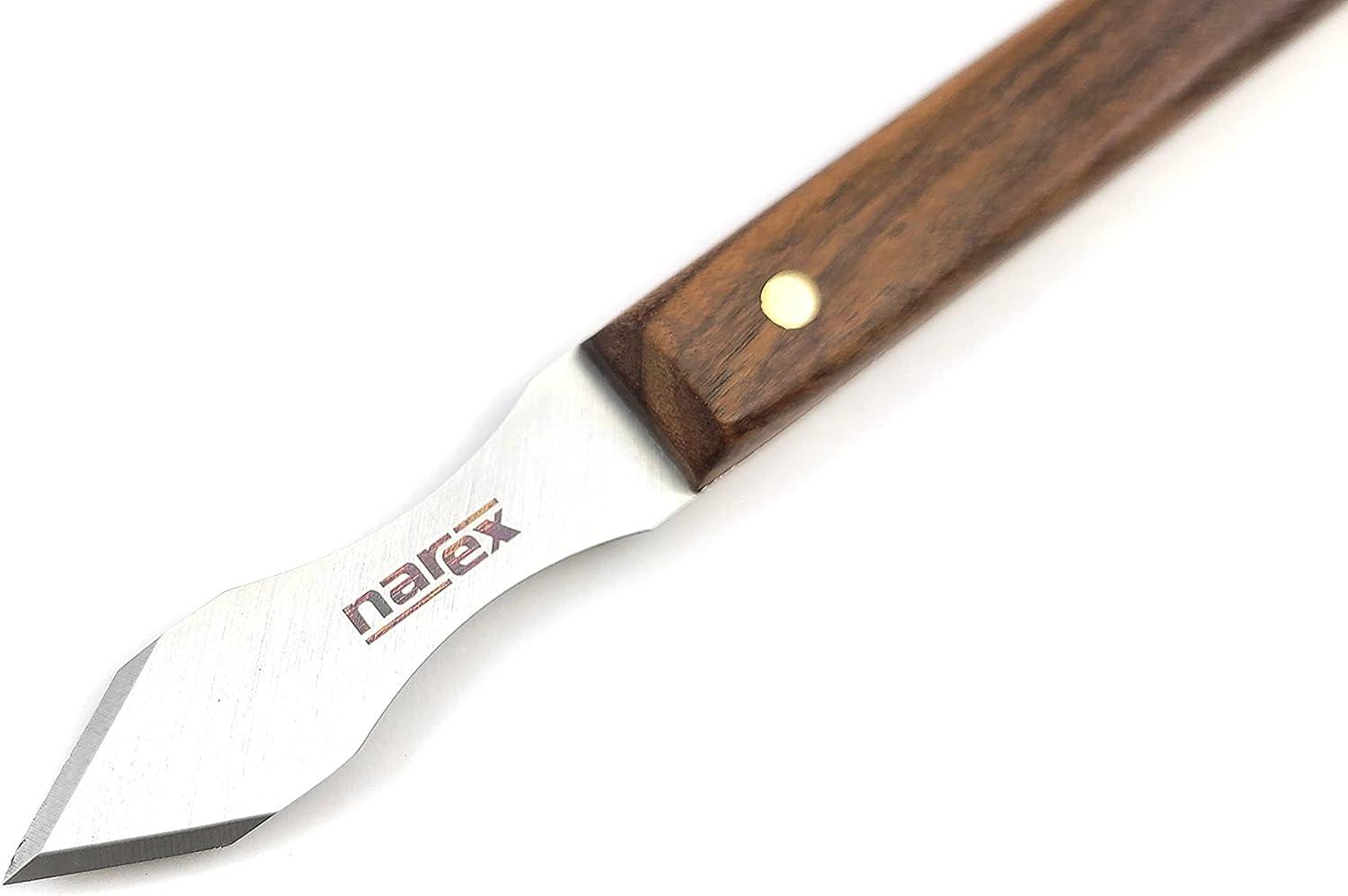 Narex Dual Bevel Stainless Steel Marking Knife with Rosewood Handle (0. ...