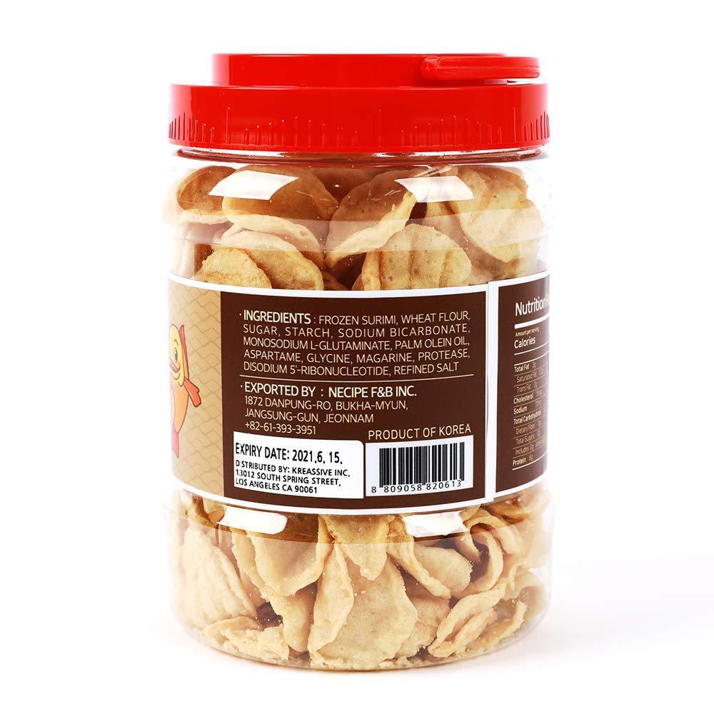 Korean Roasted Fish Jerky Snack - Crunchy, Salty & Perfect for Seafood ...