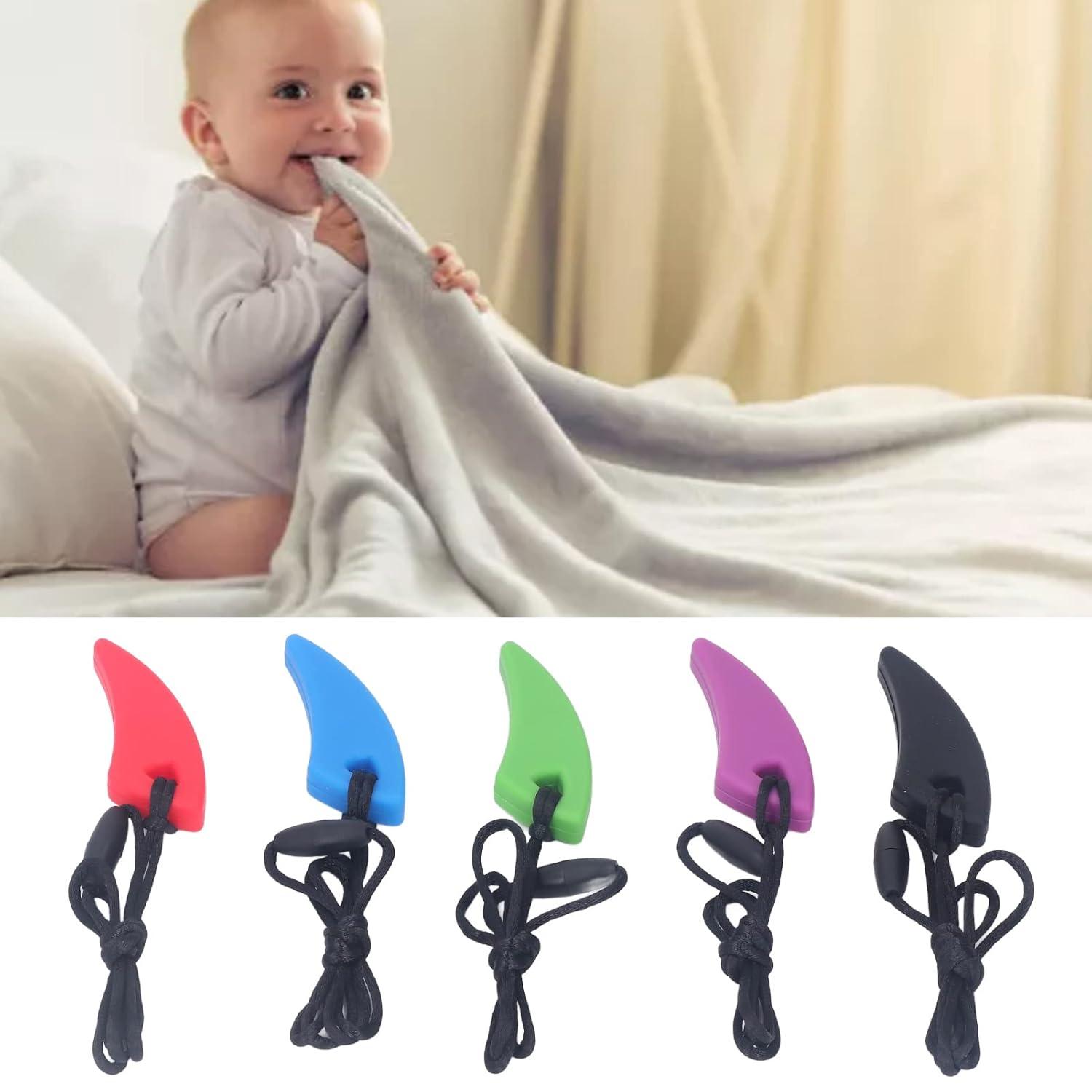 Buy Sensory Chewing Chain - 5 Pieces Silicone Bite Rings for Autism ...