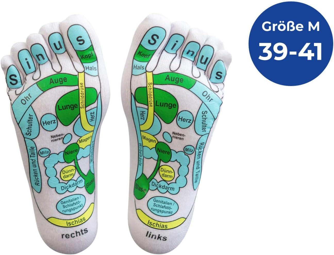 Maximex Foot Reflex Zone Massage Socks (Size 39-41) - Soothing ...