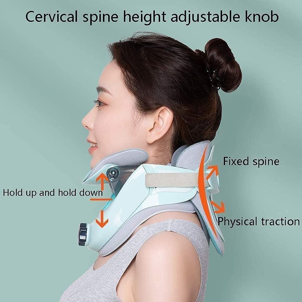 SAFWEL Cervical Retractor Neck Brace | Adjustable Inflatable Neck ...