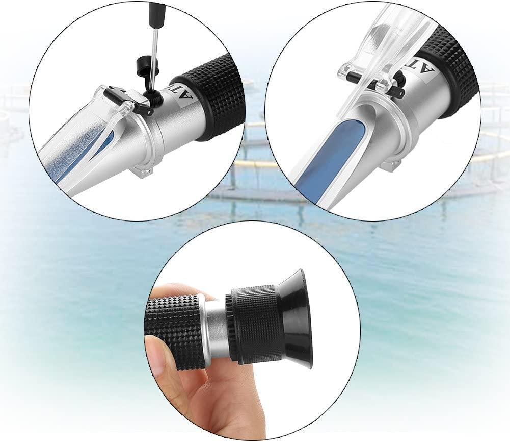 Digital Seawater Salinity Meter with ATC - Ideal for Aquariums, Pools ...