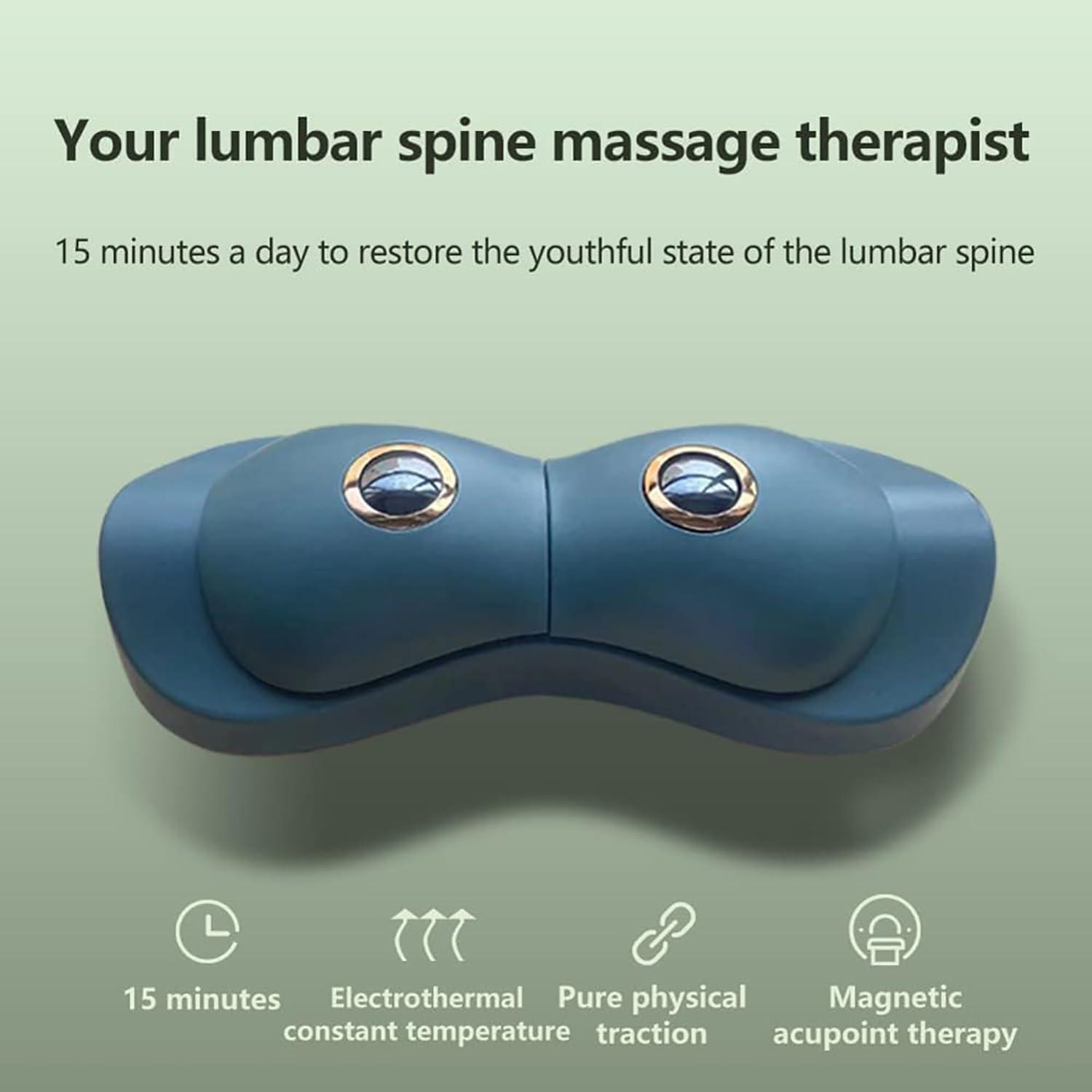 Electric Lumbar Vertebrae Traction Device - Adjustable Back Extensor ...