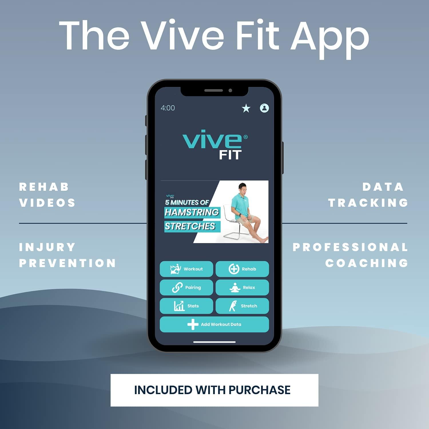 Vive IT Band Strap - Iliotibial Band Compression Wrap for Knee, Hip ...